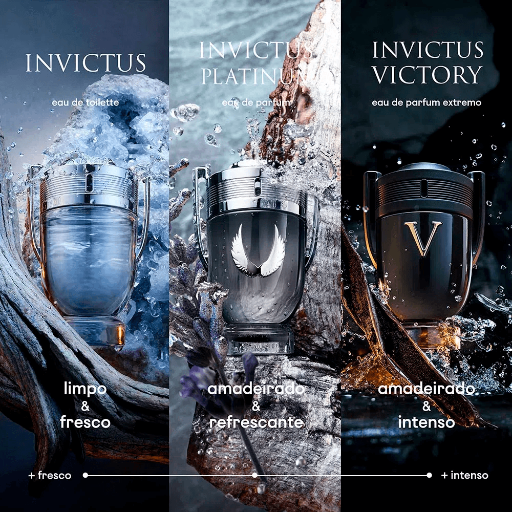 Invictus Platinum Paco Rabanne EDP | Fragrance Perfumaria - fragrance